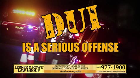 Lerner And Rowe Law Group Phoenix Dui Commercial Youtube