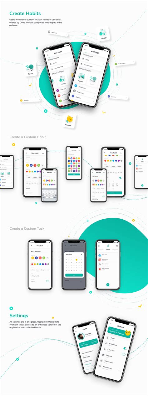 DONE Habit Tracker App UI UX Design On Behance