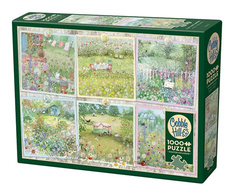 Cottage Gardens 1000 Piece Cobble Hill Puzzles — Usa Cobble Hill