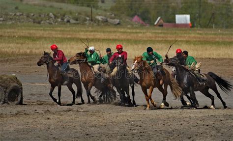 Passion On The Kok Boru Playing Field Editorial Photography Image Of