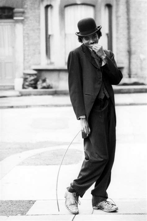 Michael Jackson Dressed As His Idol Charlie Chaplin In London 1979 ~ Vintage Everyday
