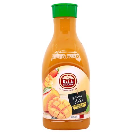 Baladna Chilled Mango Nectar Juice 1 5l Rawabi Hypermarket