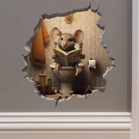 Mouse Hole 3d Wall Sticker Review Inspiring Todays Teachers