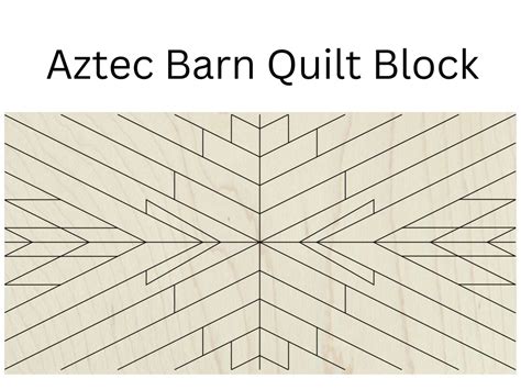 Aztec Quilt Block Svg Mosaic Sign Laser Cut Plans Barn Quilt Stencil