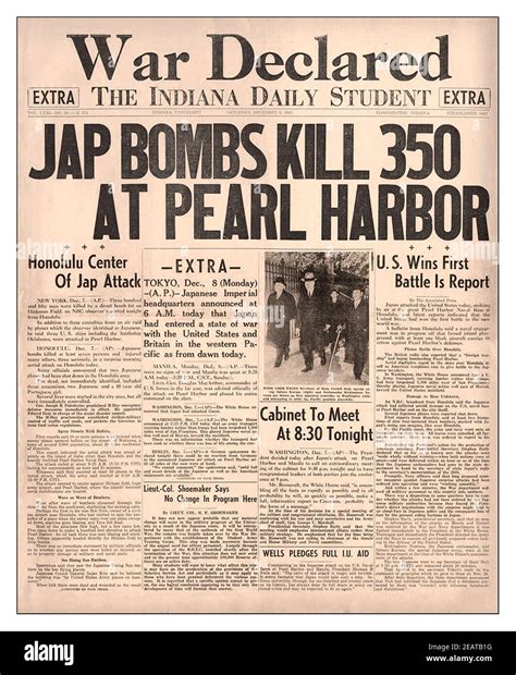 Periódico Sobre El Ataque A Pearl Harbor Ataque A Pearl Harbor Pptx