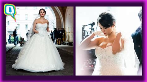 Selena Gomez Pictures In Wedding Gown Go Viral Fans Get Excited