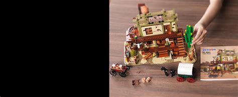 Insoon Western Saloon Building Set With Led Light Wild