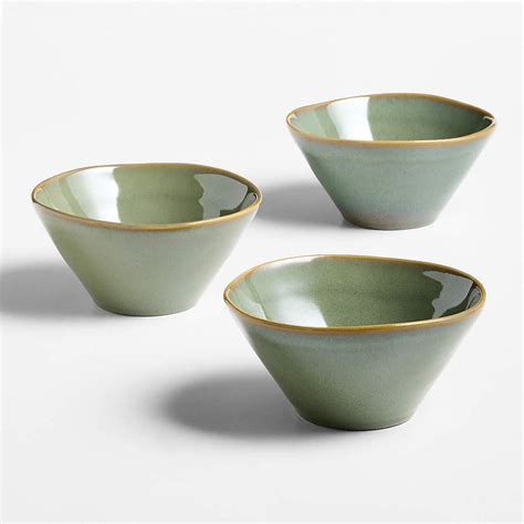 Marin Sage Green Stoneware Cereal Bowl Crate And Barrel Uae