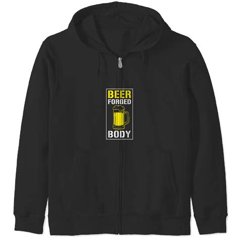 Beer Forged Body St Patricks Day Drinking Brewer Zip Hoodies Sold By