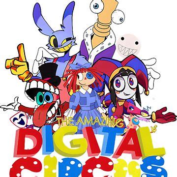 The Amazing Digital Circus Characters Poster For Sale By Sourmood Art Redbubble