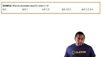 Quantum Numbers Angular Momentum Quantum Number Quiz Flashcards Study Prep In Pearson