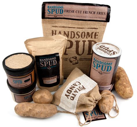 Handsome Spud Packaging On Behance
