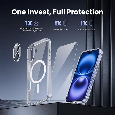 For Iphone 16 Case Compatible With Magsafe Yellowing Resistant With
