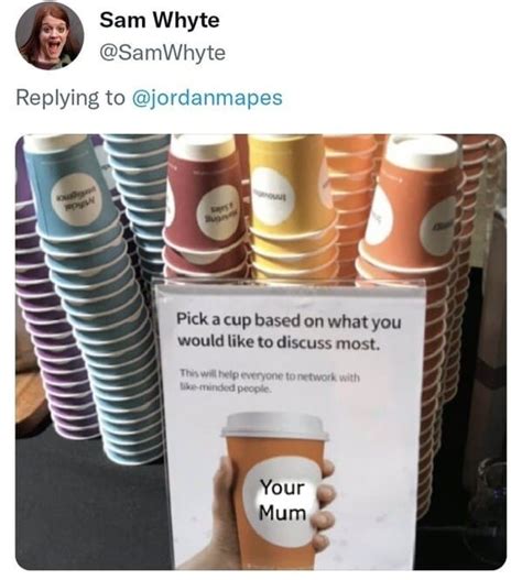 Awkward Business Networking Coffee Cups Fizx