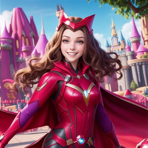 Teenaged Scarlet Witch At Disneyland By Gridiron Pirates On Deviantart