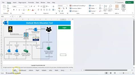 Outlook Work Allocation Tool Business Version