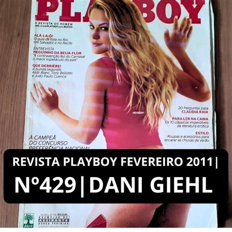 Revista Playboy Dany Giehl Miss Bumbum 2010 Shopee Brasil