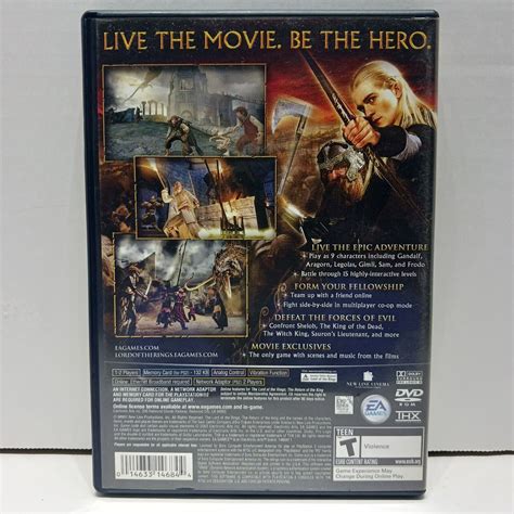 Mavin | Lord of the Rings The Return of the King Sony PlayStation 2 PS2 ...
