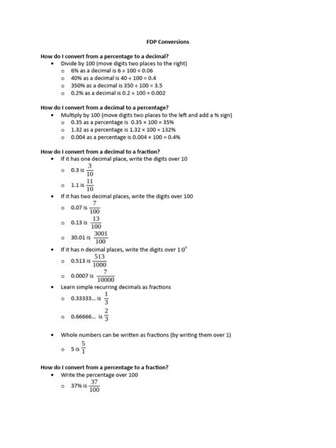 Conversion Fdp Lower Secondary Pdf