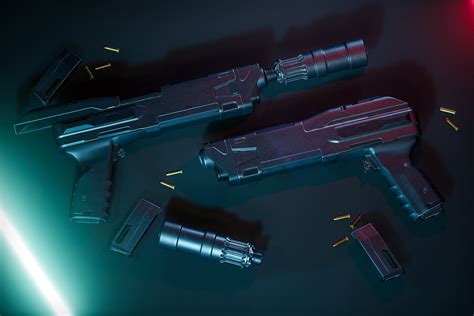 Modern Gun 3d Weapons Unity Asset Store