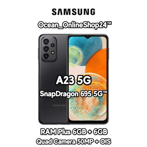 Jual SAMSUNG Galaxy A G RAM GB GB BLACK MP OIS NFC SDD G SEIN Shopee