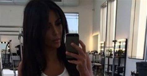 Kim Kardashian Flaunts Her Hourglass Figure In Waist Shaper Huffpost