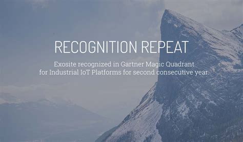 Exosite Recognized In Gartner® Magic Quadrant™ For Industrial Iot