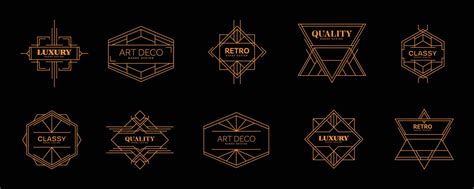 Modern Art Deco Logos