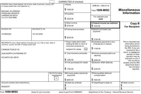 1099 Misc Formulier Voorbeeld Veiling â€“ 337 â€“ Auction 3