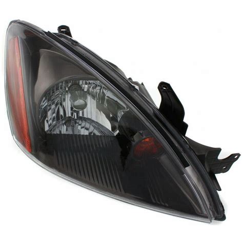 Mitsubishi Lancer Head Lamp Passenger Side Black Bezel For Ralliart