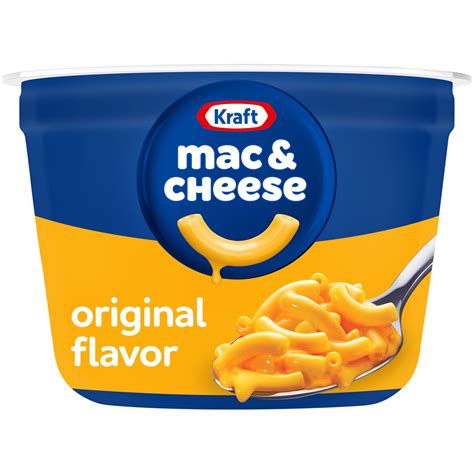Kraft Mac And Cheese Cups 205 Oz Microwavable Cheese Pasta Snack Side
