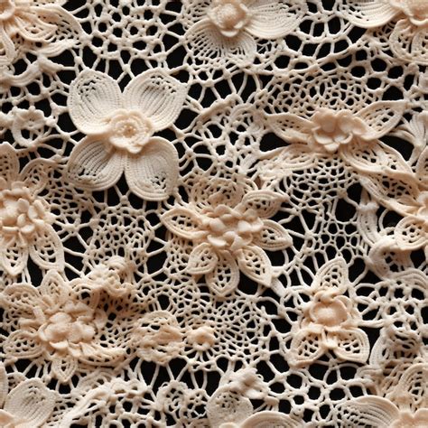 Premium Ai Image Lace Texture