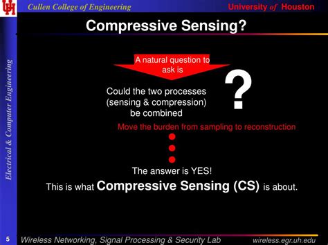 Ppt Compressive Sensing For Lidar And Cognitive Radio Applications