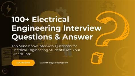 What Are Common Electrical Engineering Interview Questions