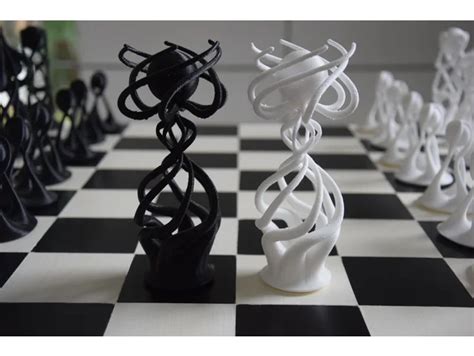 Zeycus Abstract Chess Set By Lfortems Digital Design Design Chess Set
