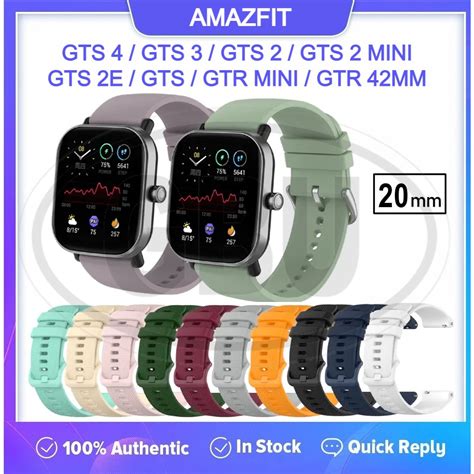 Amazfit GTS 4 GTS 3 GTS 2 GTS 2 Mini GTS 2e GTS GTR Mini GTR 42mm Soft Silicone