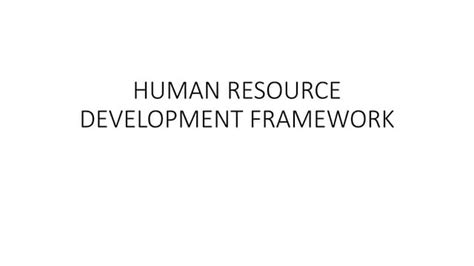Hrd Frameworkpptx