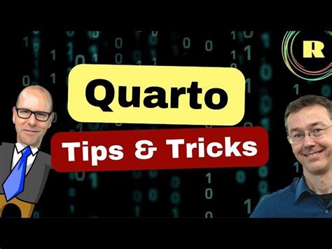 Free Video Tips And Tricks For Creating Documents With Quarto In Rstudio From R Programming