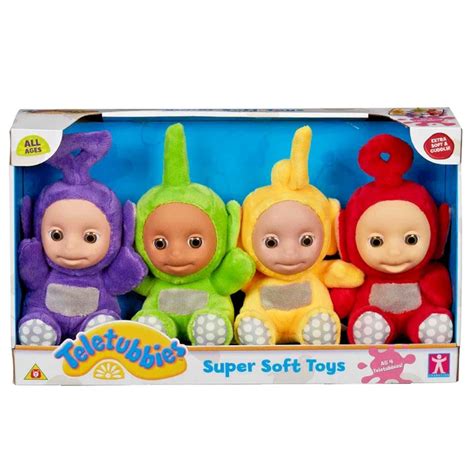 Teletubbies Super Soft Cuddly Full Set Of 4 Plush Toys T Christmas