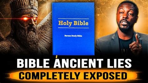 Bible Ancient Lies Completely Exposed Billy Carson Youtube