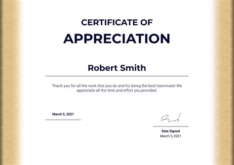 Certificate Of Partnership Template
