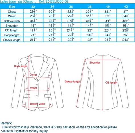 Blazer Size Chart Mens Blazer Jacket Size Chart Ladies Blazer Size