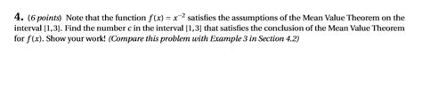 solved 4 6 points note that the function f x x 2