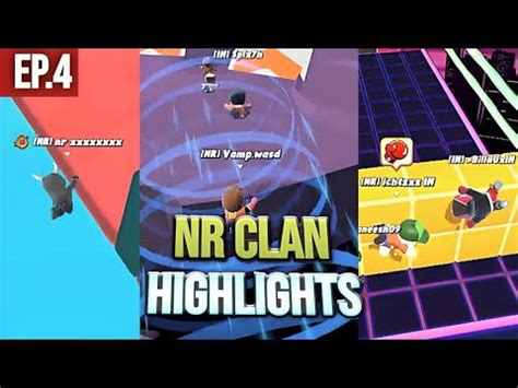Nr Clan Highlights Ep 4 Stumble Guys Youtube