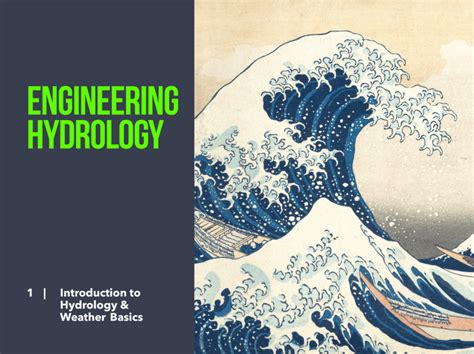 Engineering Hydrology Introduction And Weather Basics