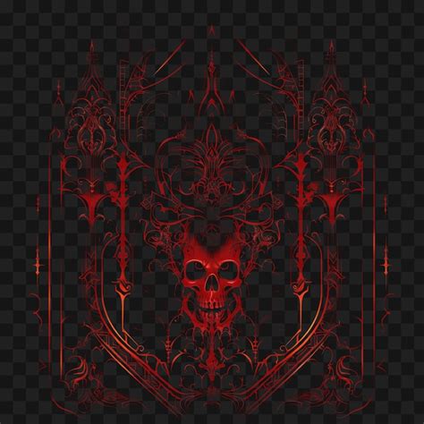 Premium Psd Psd Of Neon Gothic Horror Gothic Horror Lines Creepy