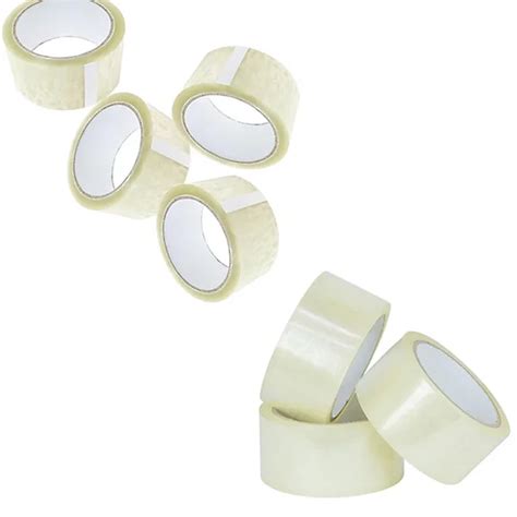 3 Rolls Of Clear 50mm X 66m Strong Sticky Packaging Parcel Tapes
