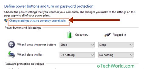 enable hibernate in windows 10 and add to power menu otechworld