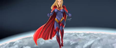 3440x1440 Supergirl Guardian Angel Ultrawide Quad Hd 1440p Hd 4k