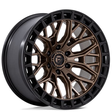 20 Fuel Wheels Fc869 Sigma Matte Bronze With Matte Black Lip Off Road
